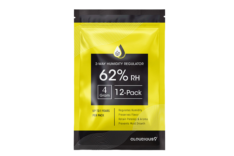 Cloudious9 62% 2-Way Humidity Pack Regulator | 4g – 12 Count | WholesomeCo