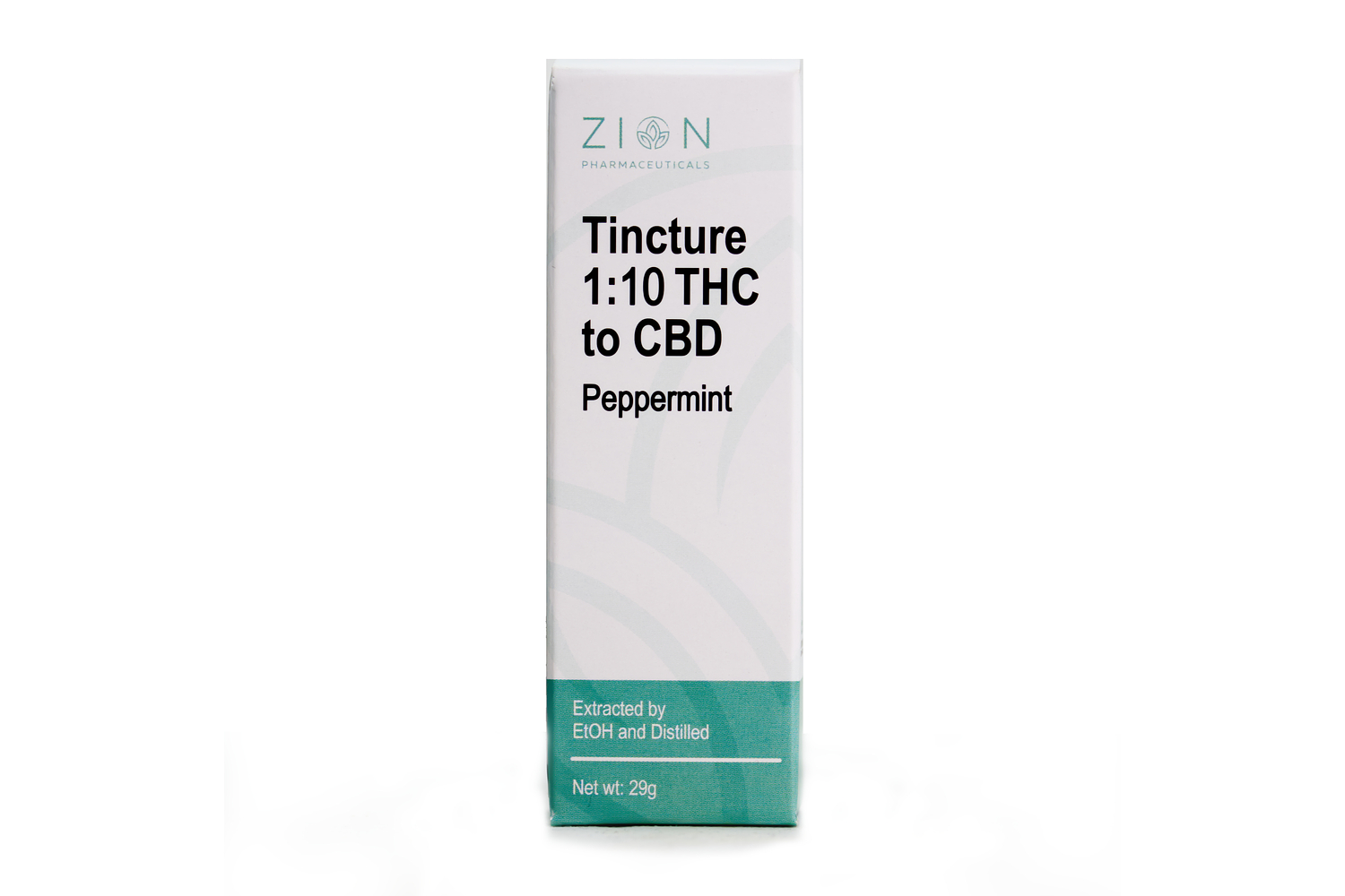 Zion Pharmaceuticals 1:10 THC:CBD Peppermint Tincture | WholesomeCo