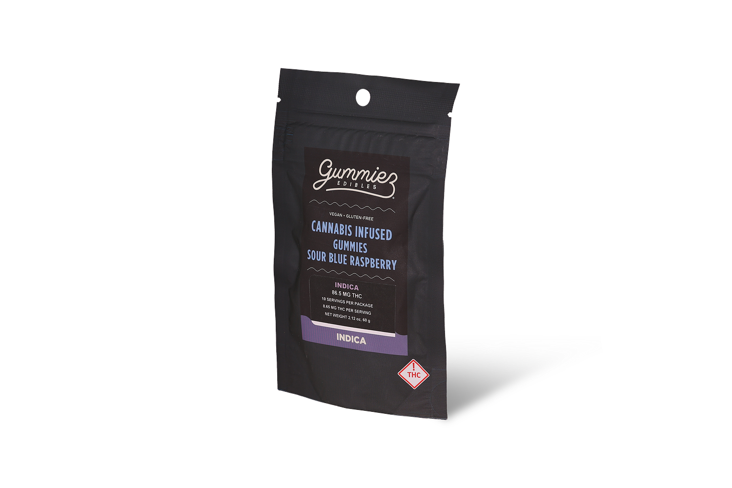 Gummiez Sour Blue Raspberry Scorecard Vegan Gummy – 10mg 10-pack ...