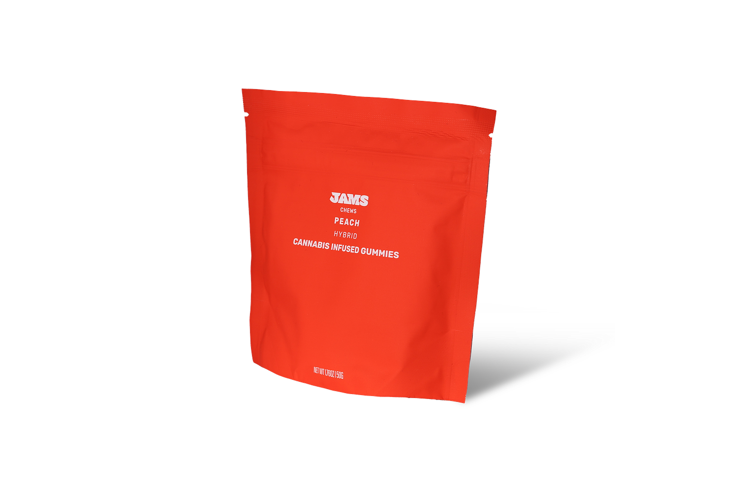 Jams Peach Gummy – 10mg 10-pack | WholesomeCo